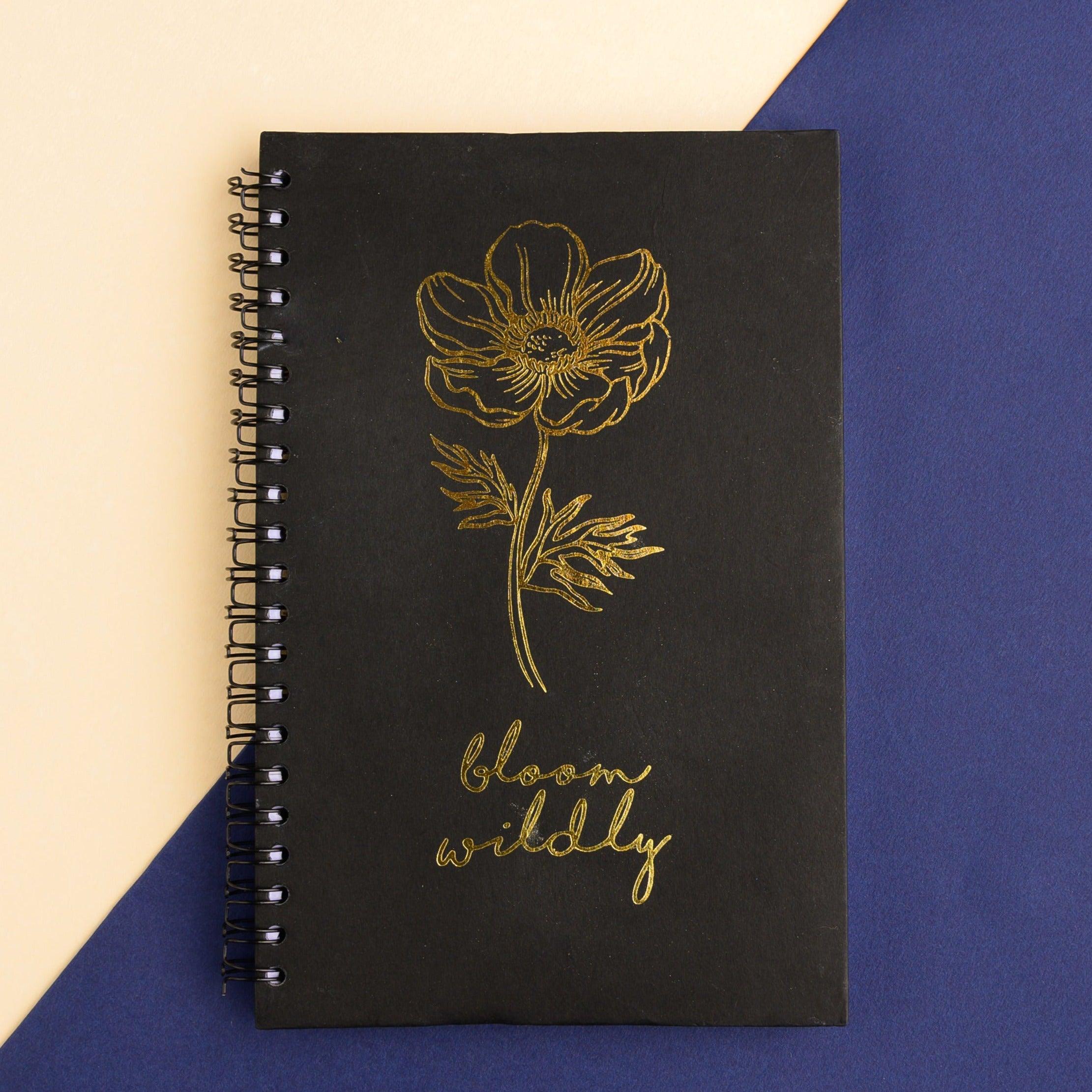 Bloom Wildly Foil Notebook – Izhar