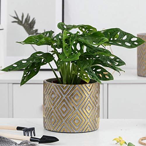 Hand Painted Tri Plant Pot – Izhar