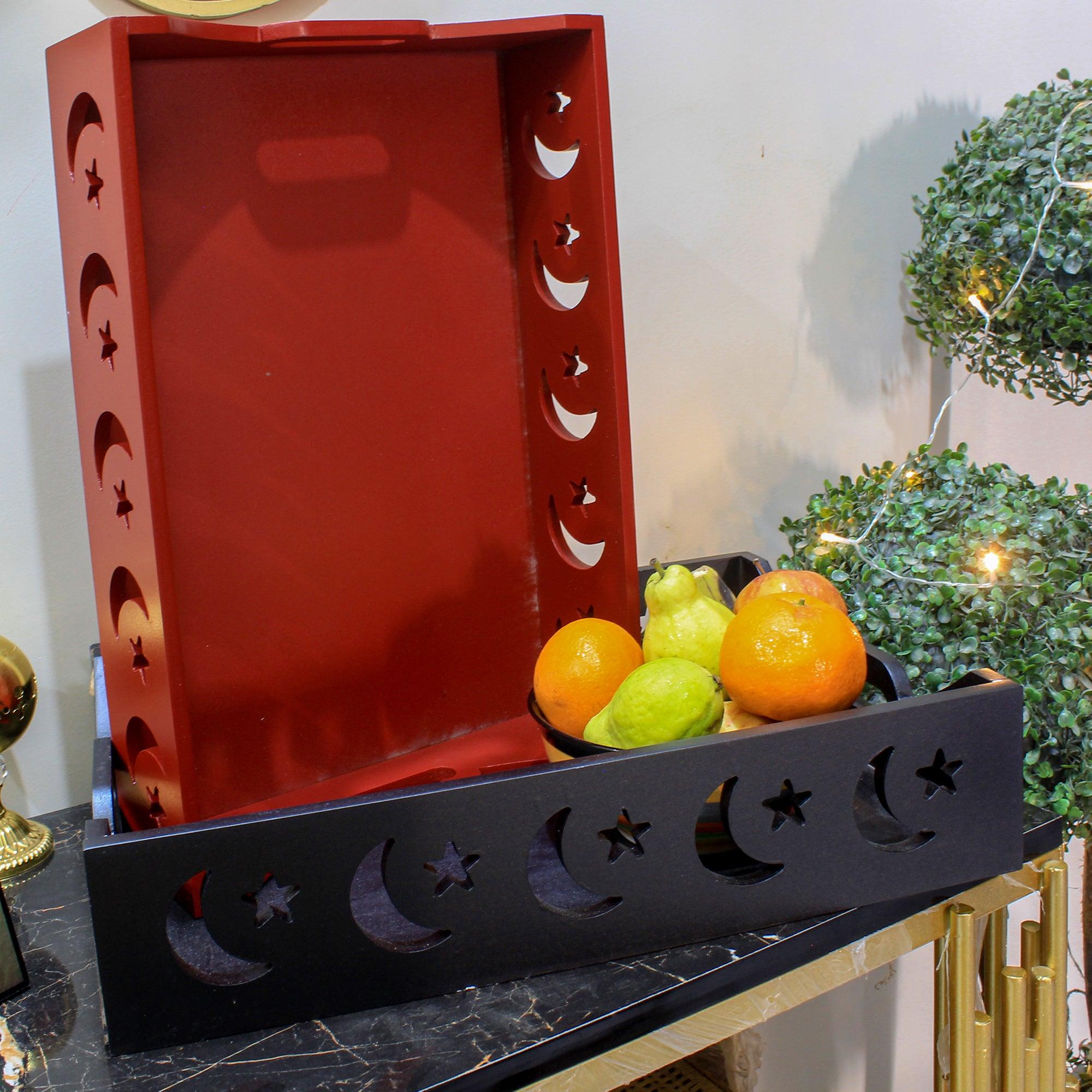 Moon Star Wooden Tray – Izhar